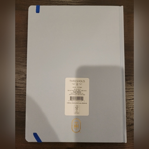 Threshold | Office | Threshold Bird Design Notebook With Blue Elastic ...